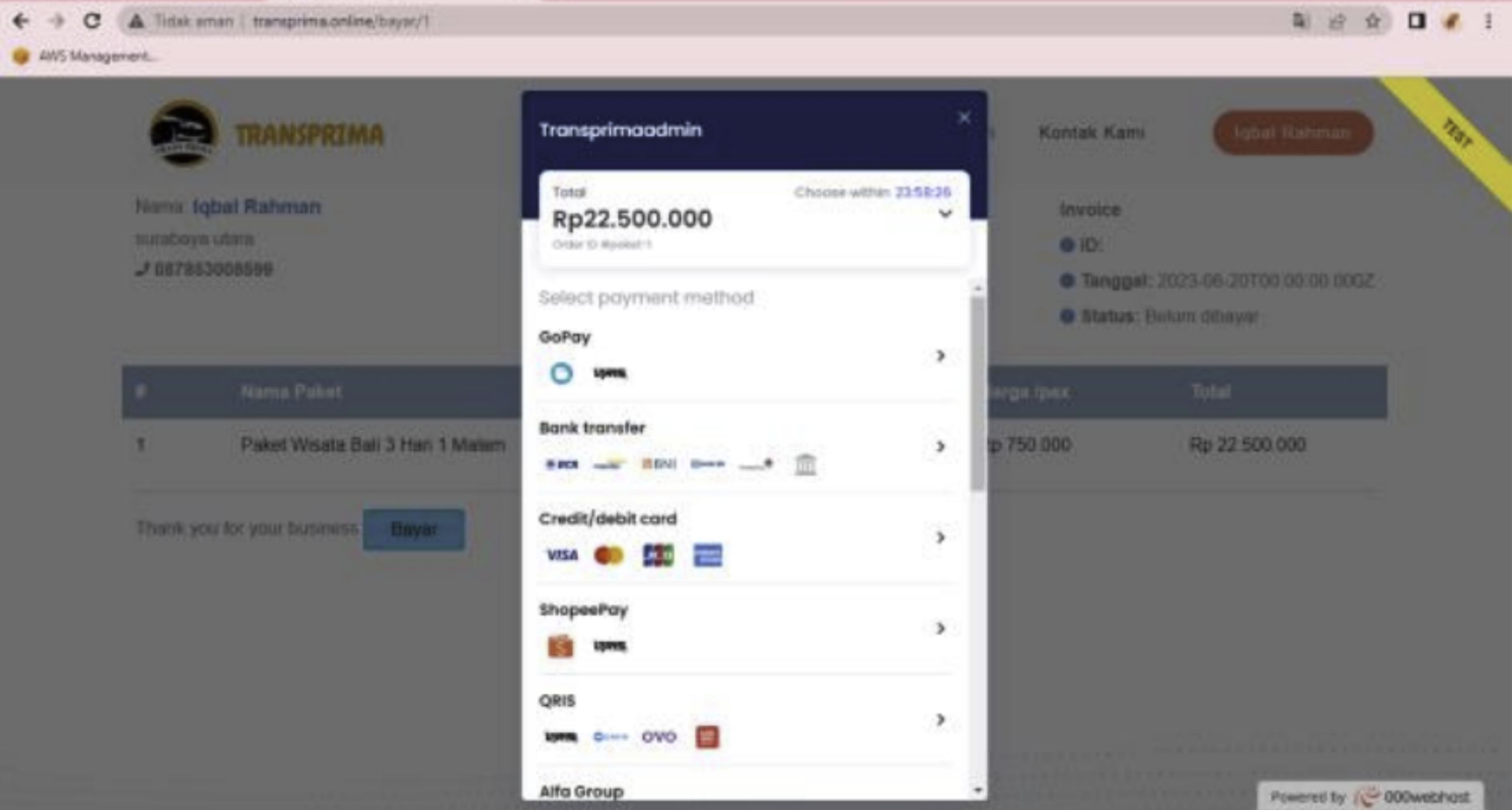 Iqbal Rahman | Transprima Tour Organizer
